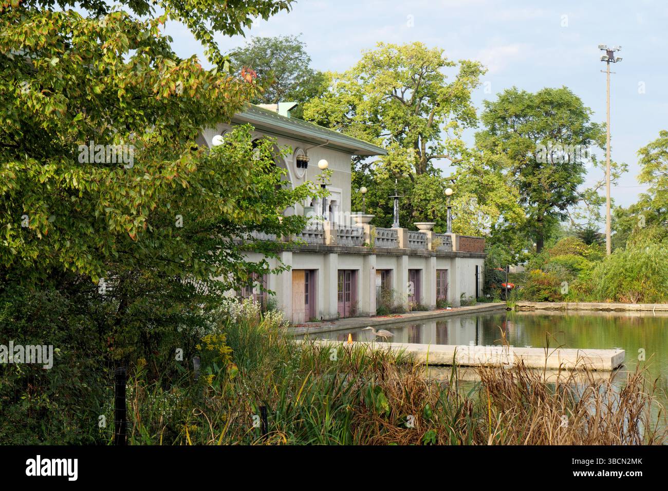Humboldt Park Boat House, Chicago, Illinois Stock Photo - Alamy