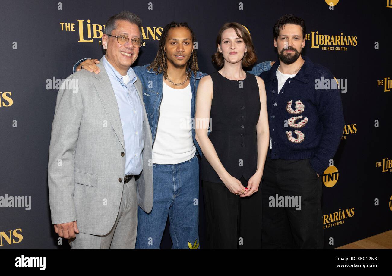 Dean Devlin, from left, Bluey Robinson, Olivia Morris, and Callum ...