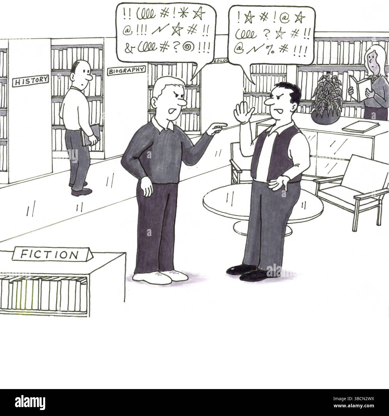 People in store men Cut Out Stock Images & Pictures - Alamy