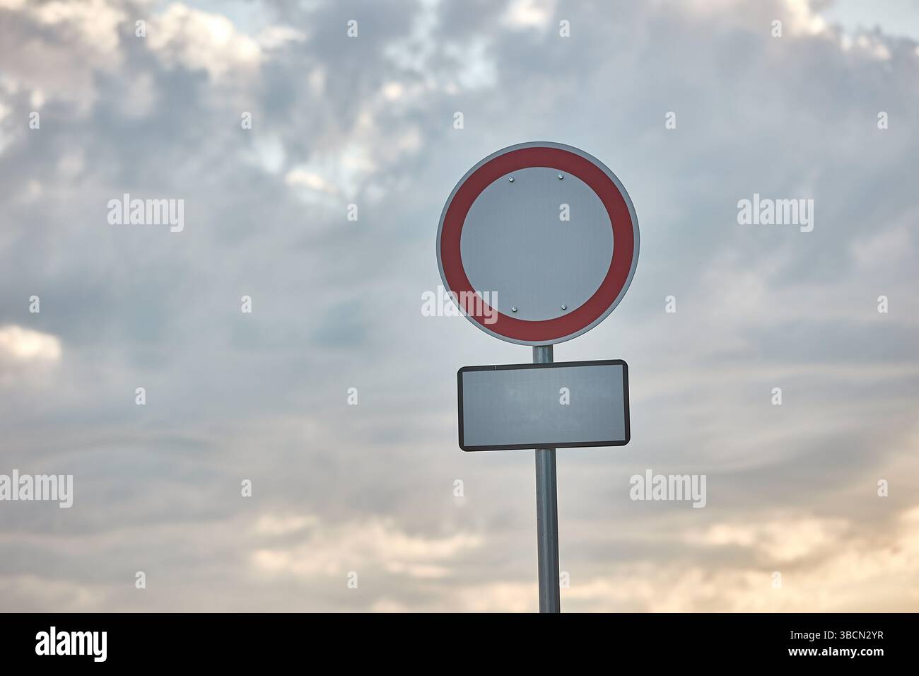No Entry Traffic Sign Stock Photo - Alamy