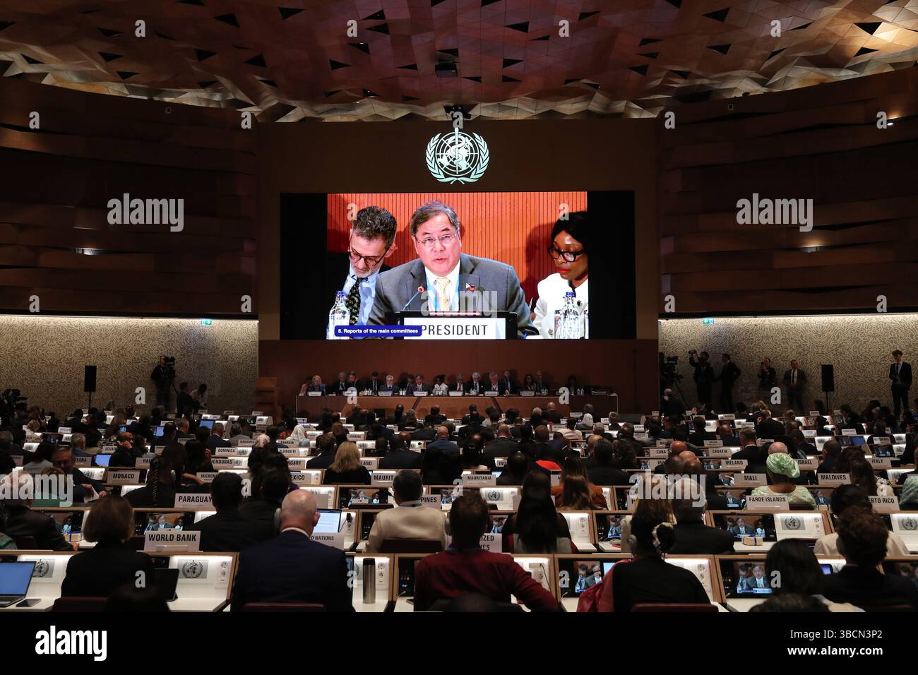 Beijing, Switzerland. 20th May, 2025. The 78th World Health Assembly is ...