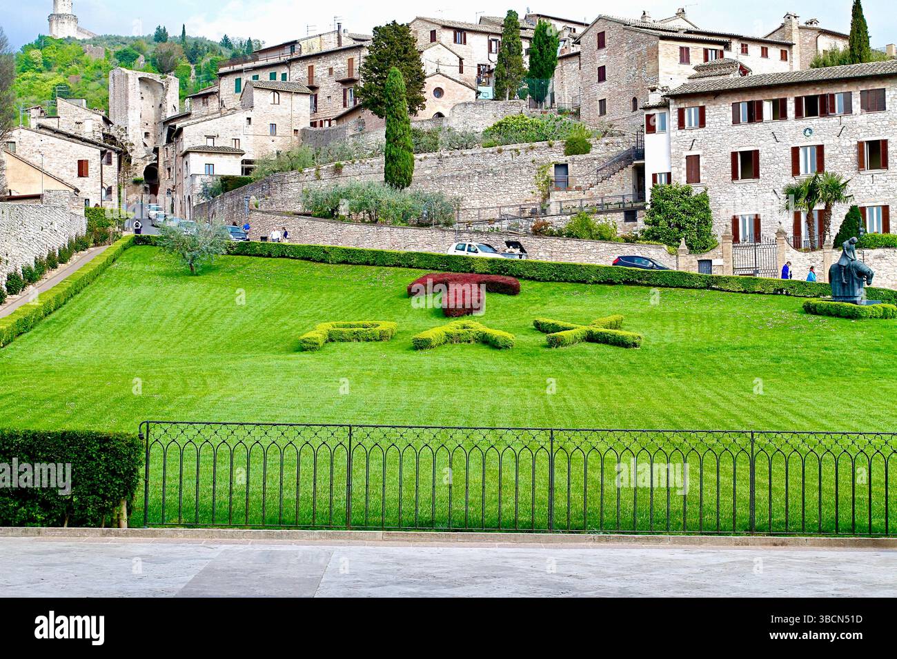 Basilica of San Francesco, Assisi, Perugia, Umbria, Italy Stock Photo ...
