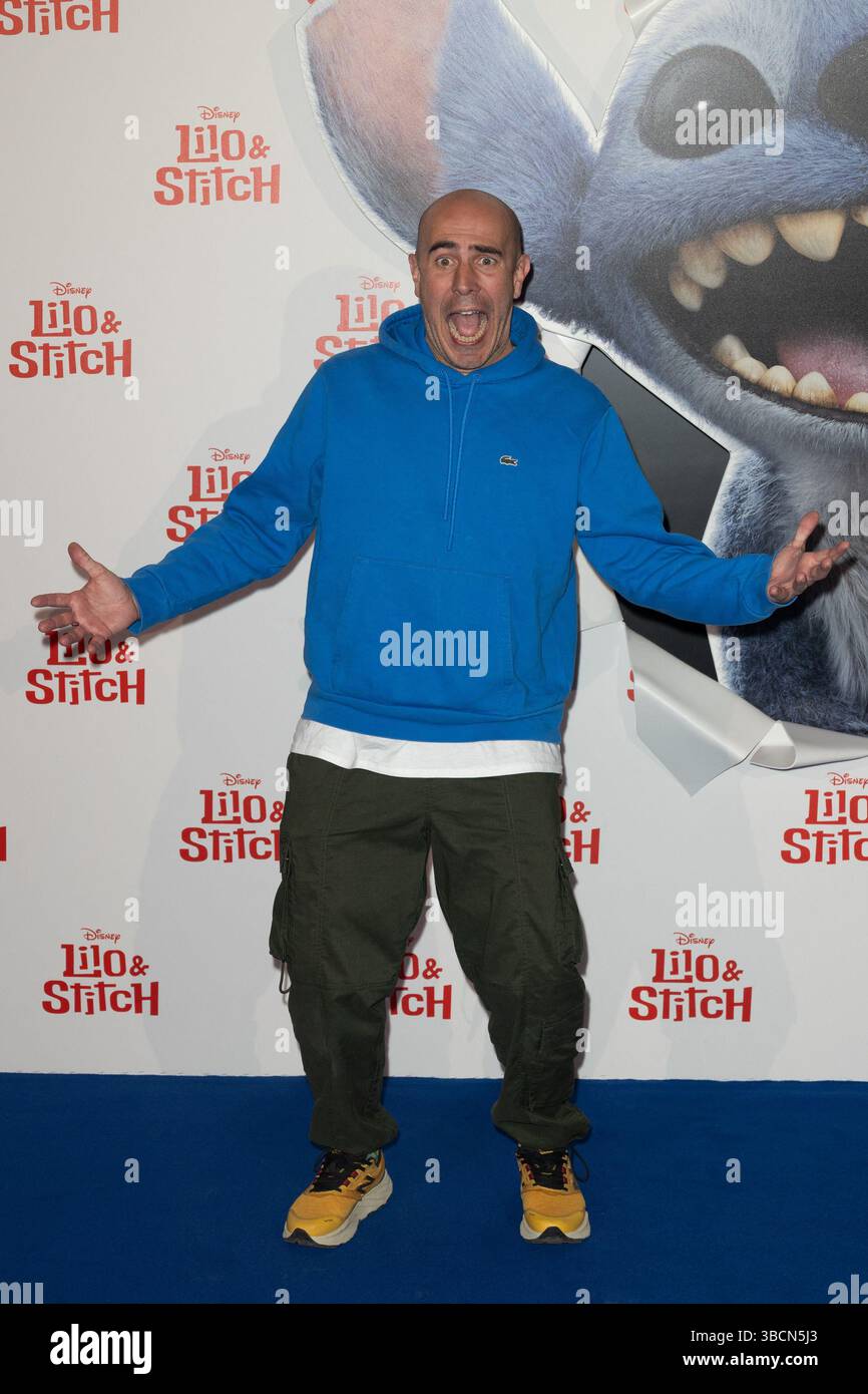 Paris, France. 20th May, 2025. Emmanuel Garijo, french voice of Stitch ...