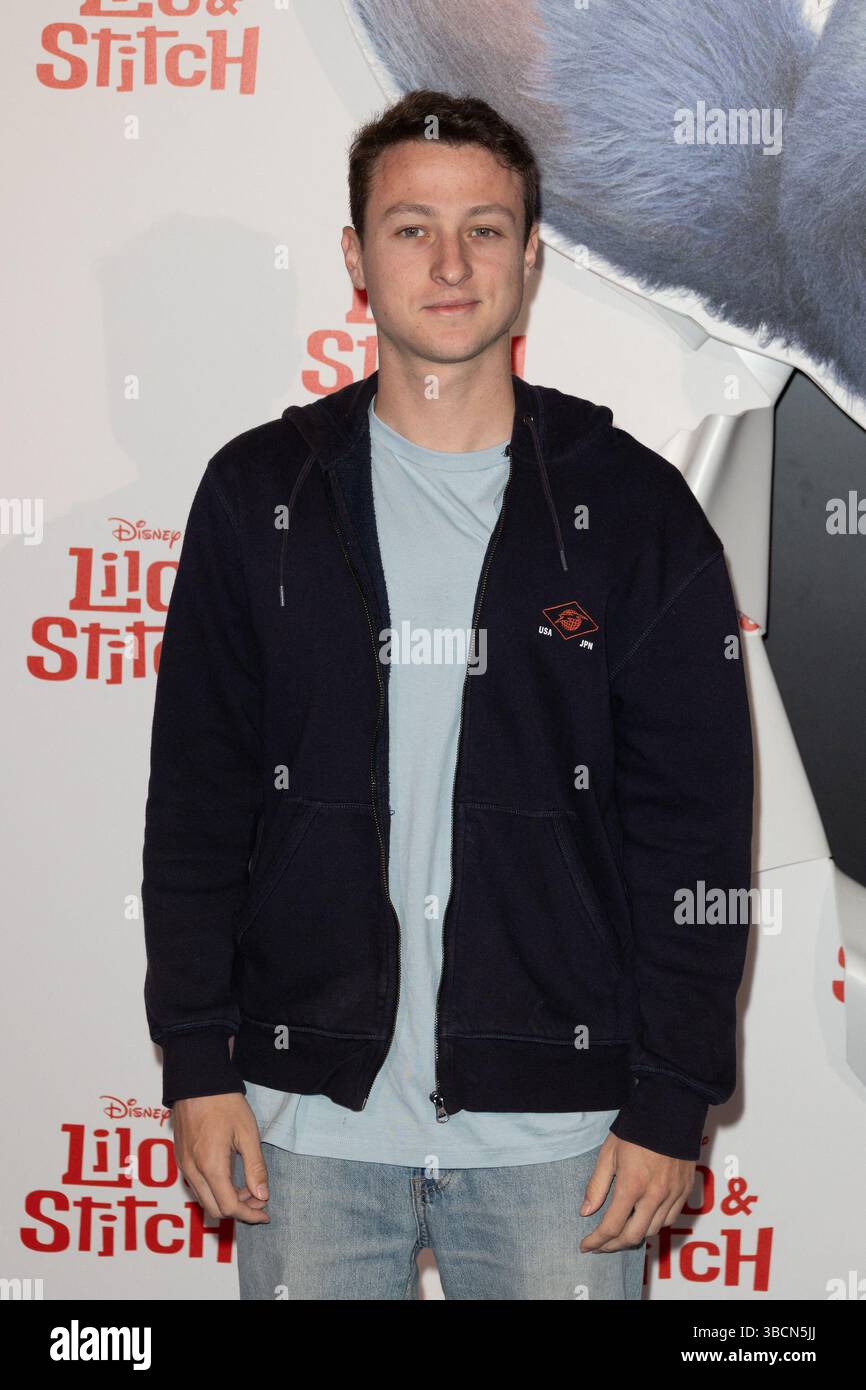 Paris, France. 20th May, 2025. Theo Cosset attends 'Lilo & Stitch ...