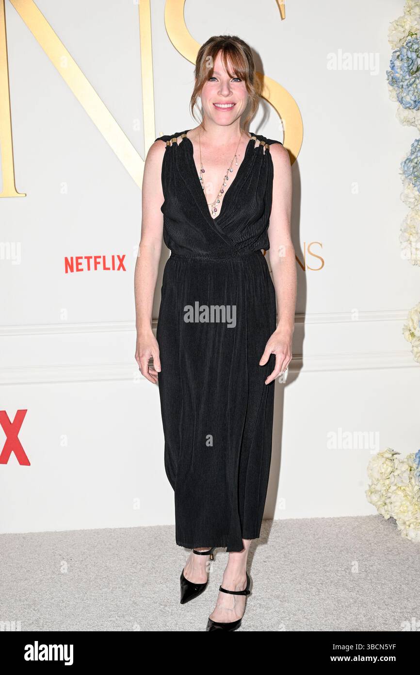New York, USA. 20th May, 2025. Emma Myles attends Netflix's world ...