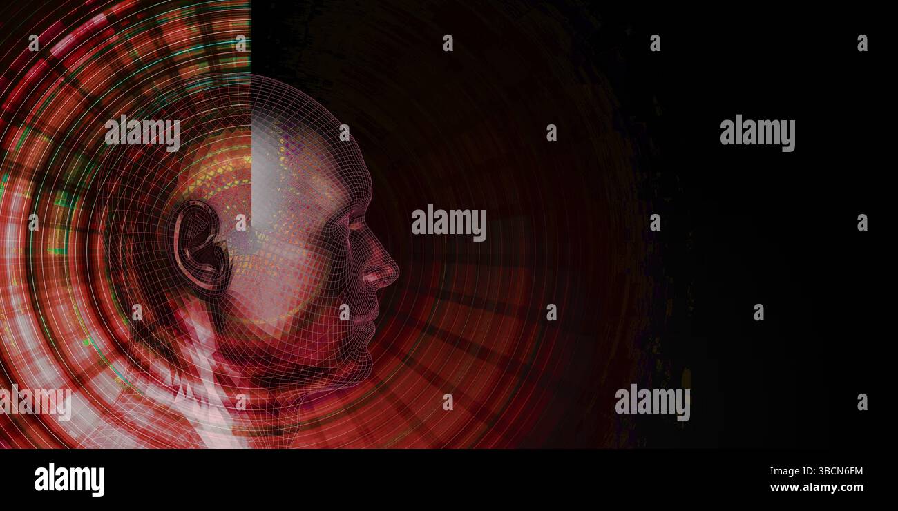 Future Of Science Industry With Advanced Discovery Art Stock Photo - Alamy