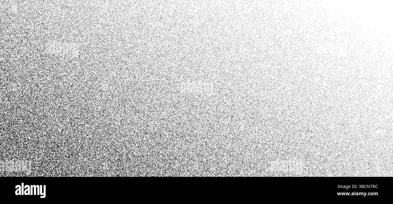 Noise grain background with abstract grunge dots gradient, vector ...