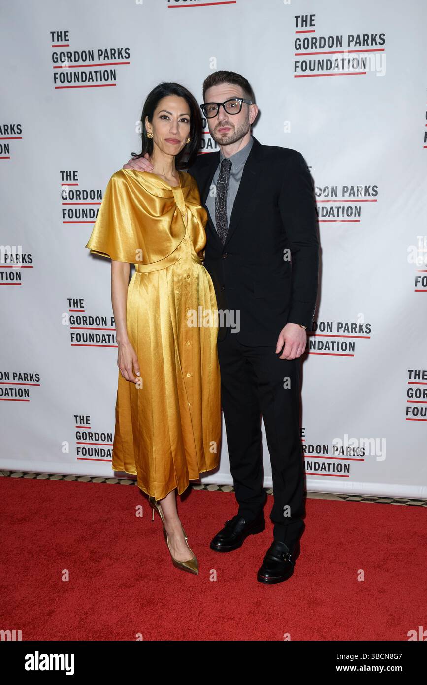 Huma Abedin, left, and Alex Soros attend the Gordon Parks Foundation ...