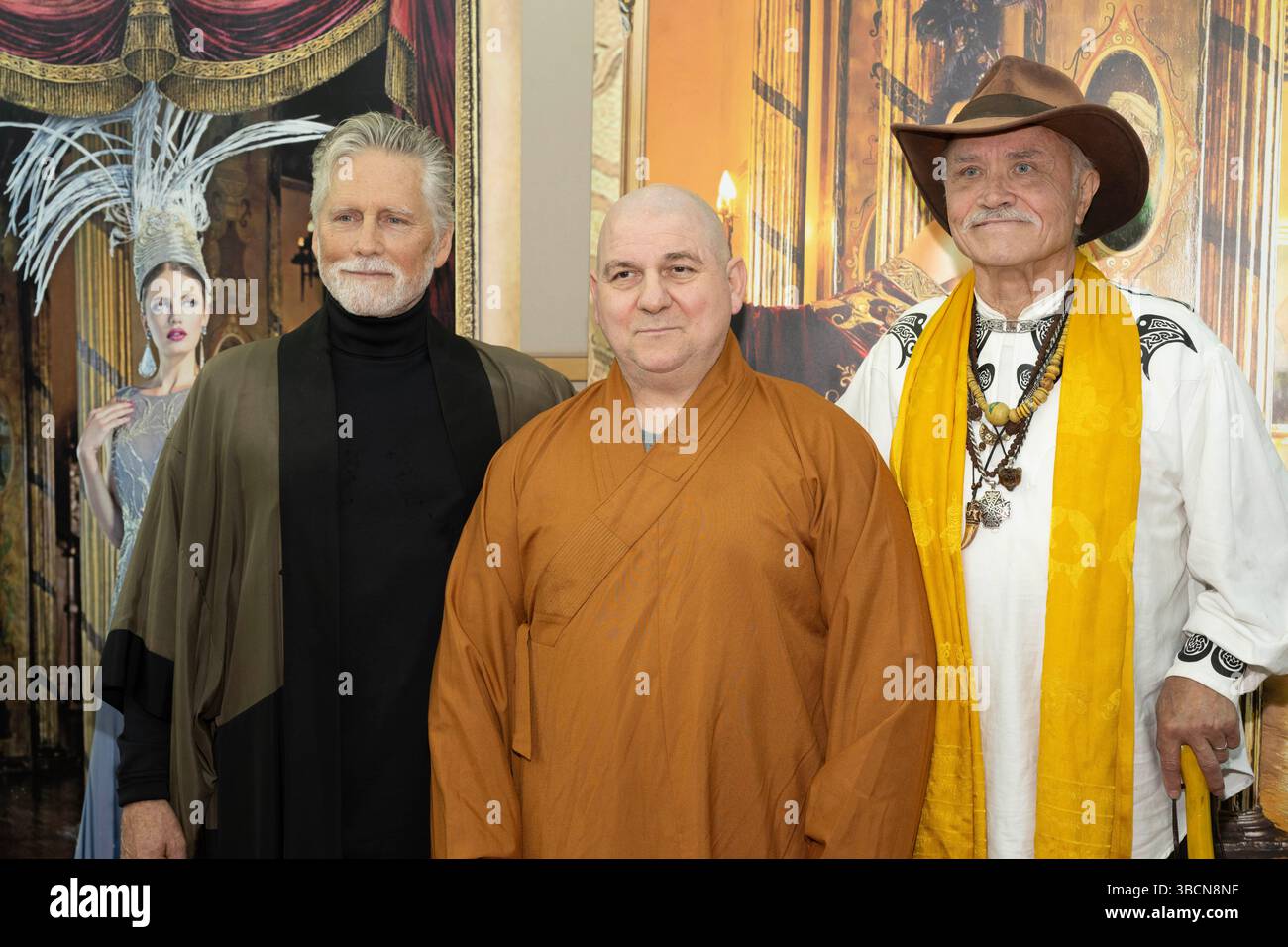 Actor Leigh McCloskey, Abbot Shi Yan Fan, Reverend Patrick McCollum ...