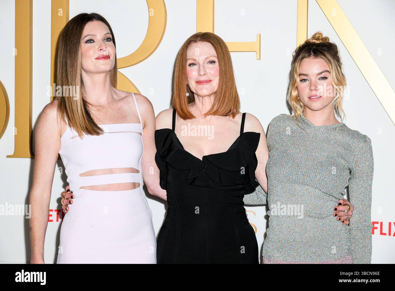 New York, USA. 20th May, 2025. Meghann Fahy, Julianne Moore and Milly ...