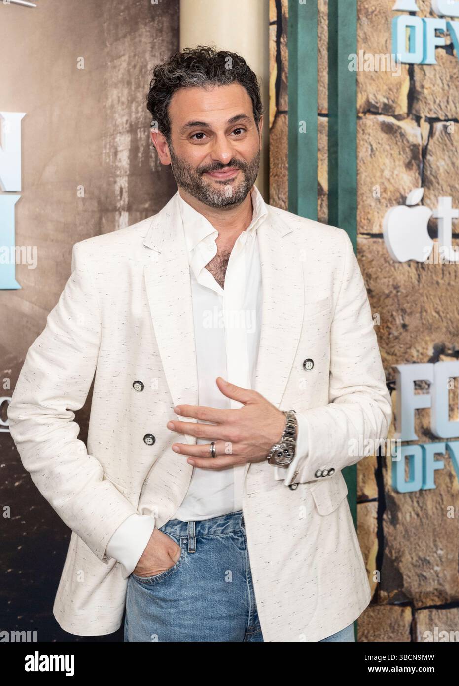 Arian Moayed attends world premiere of the Apple Original Film 'Fountain of Youth' at American ...