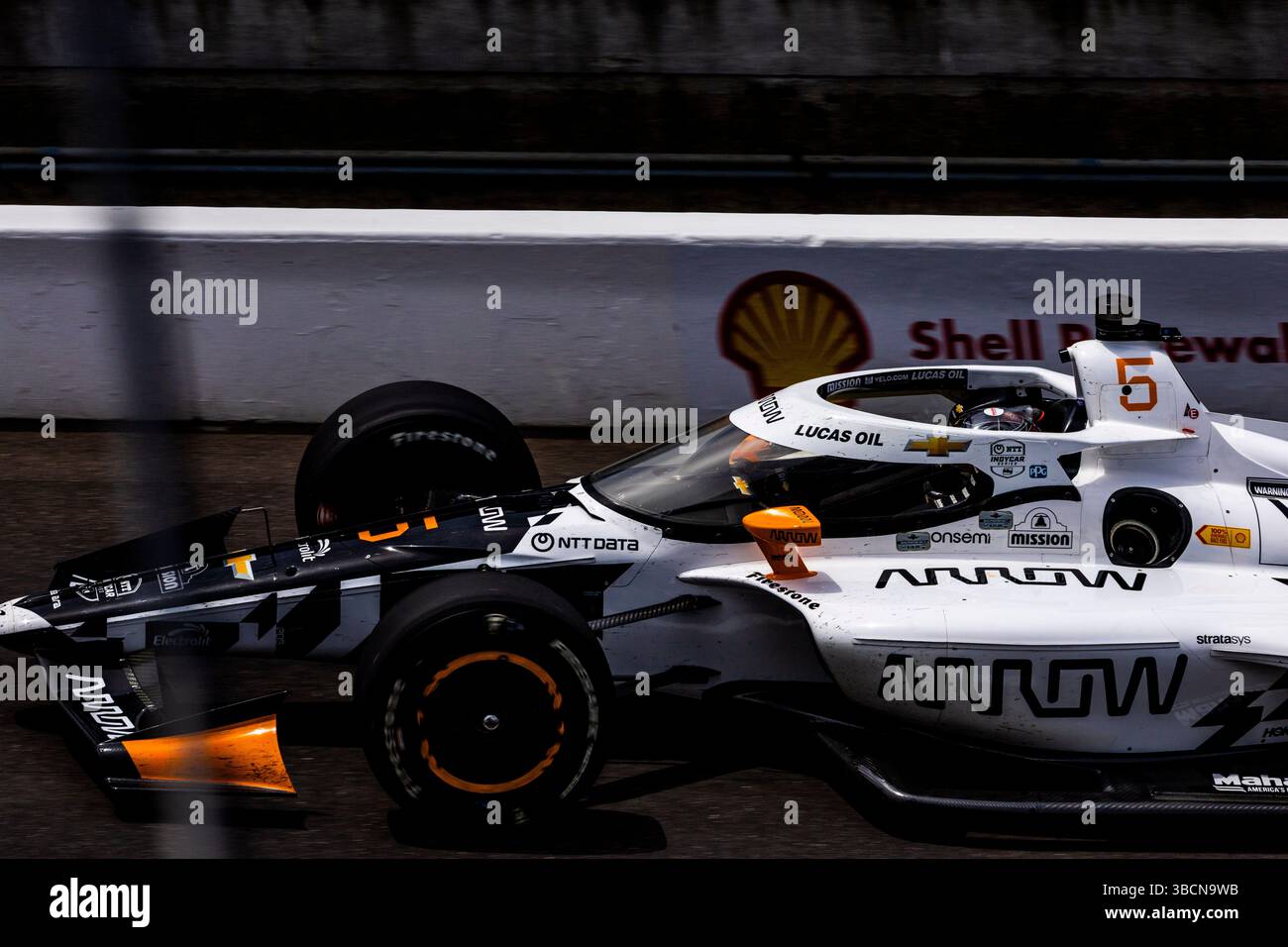 Indianapolis, United States. 19th May, 2025. Pato O'Ward (#5, Arrow ...