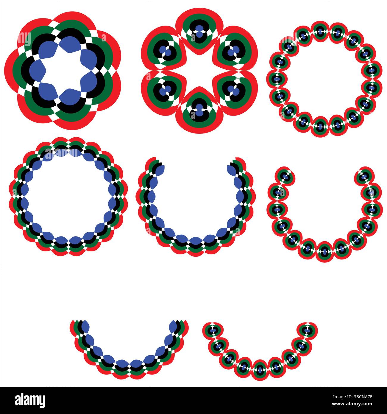 Artistic bold shapes Stock Vector Images - Alamy