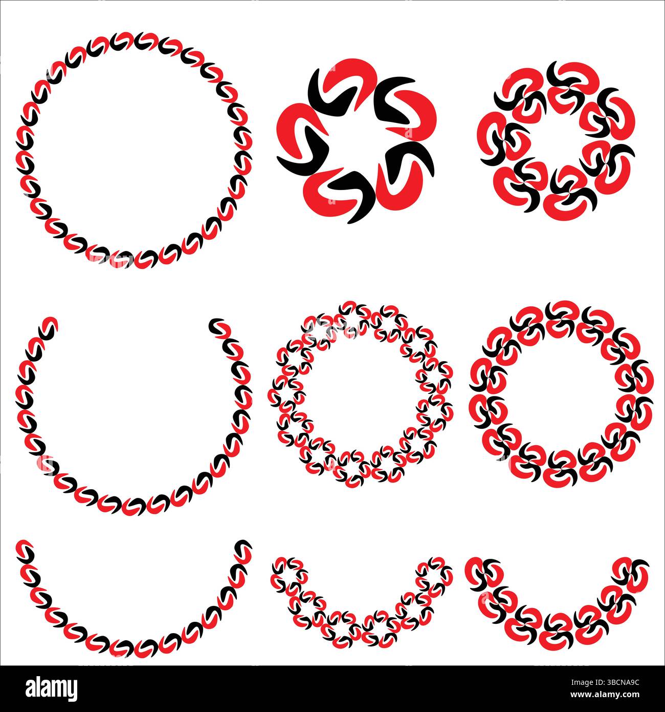 Spiral shape circular shape Stock Vector Images - Alamy