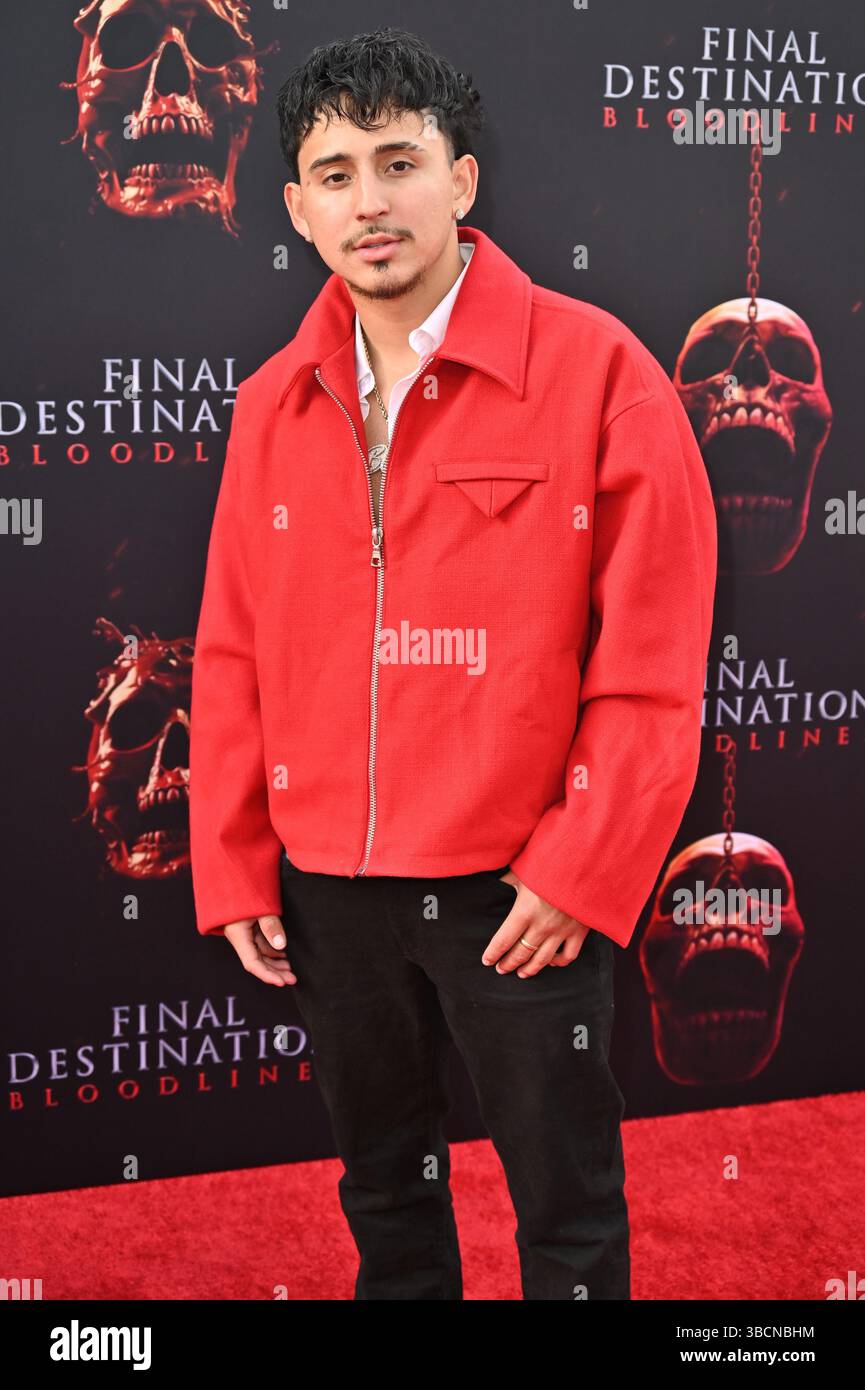 Hollywood, CA USA - May 12, 2025: Alex Guzman attends the premiere of ...