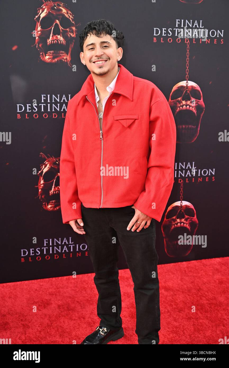 Hollywood, CA USA - May 12, 2025: Alex Guzman attends the premiere of ...