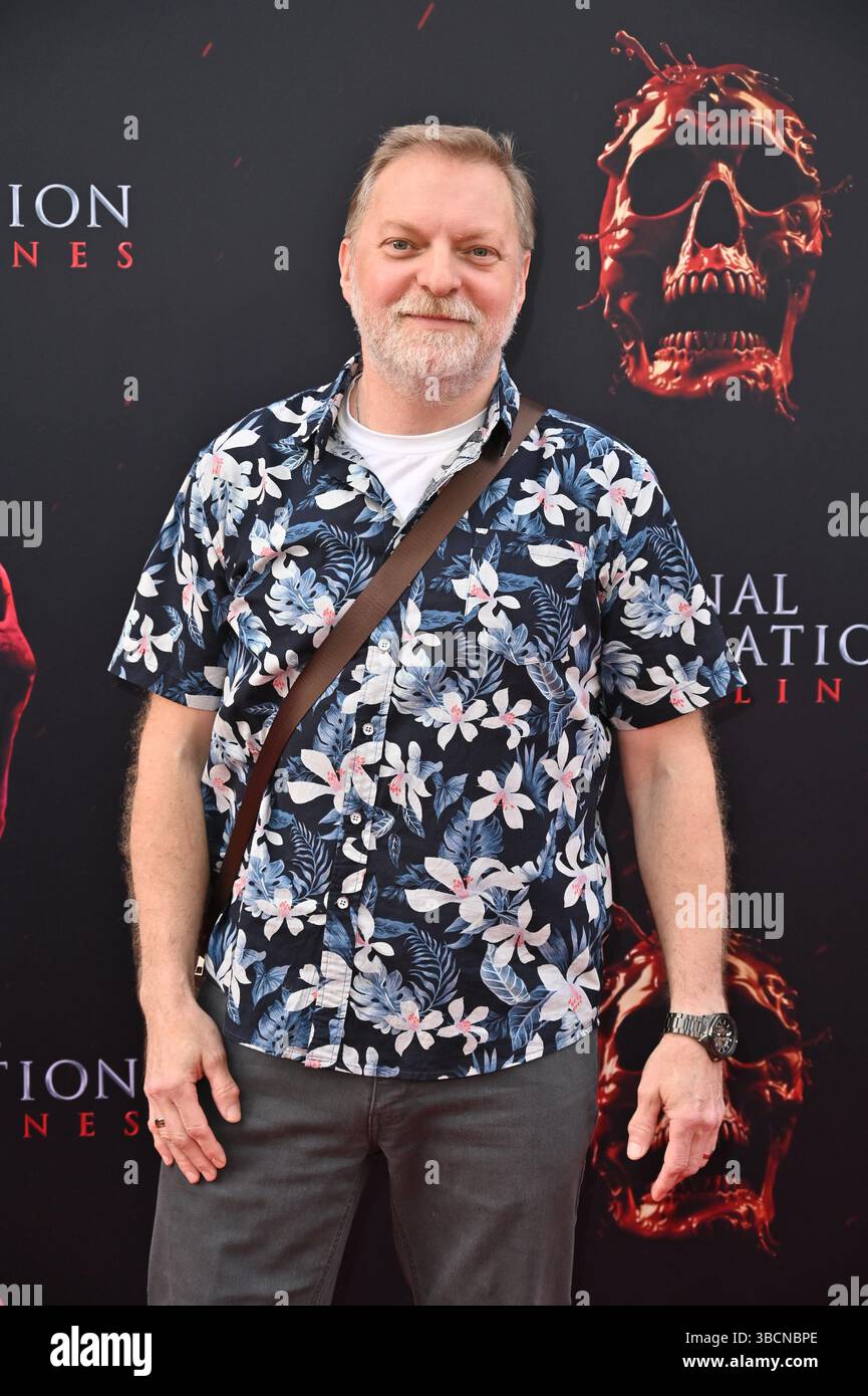 Hollywood, CA USA - May 12, 2025: Alex Zahara attends the premiere of ...