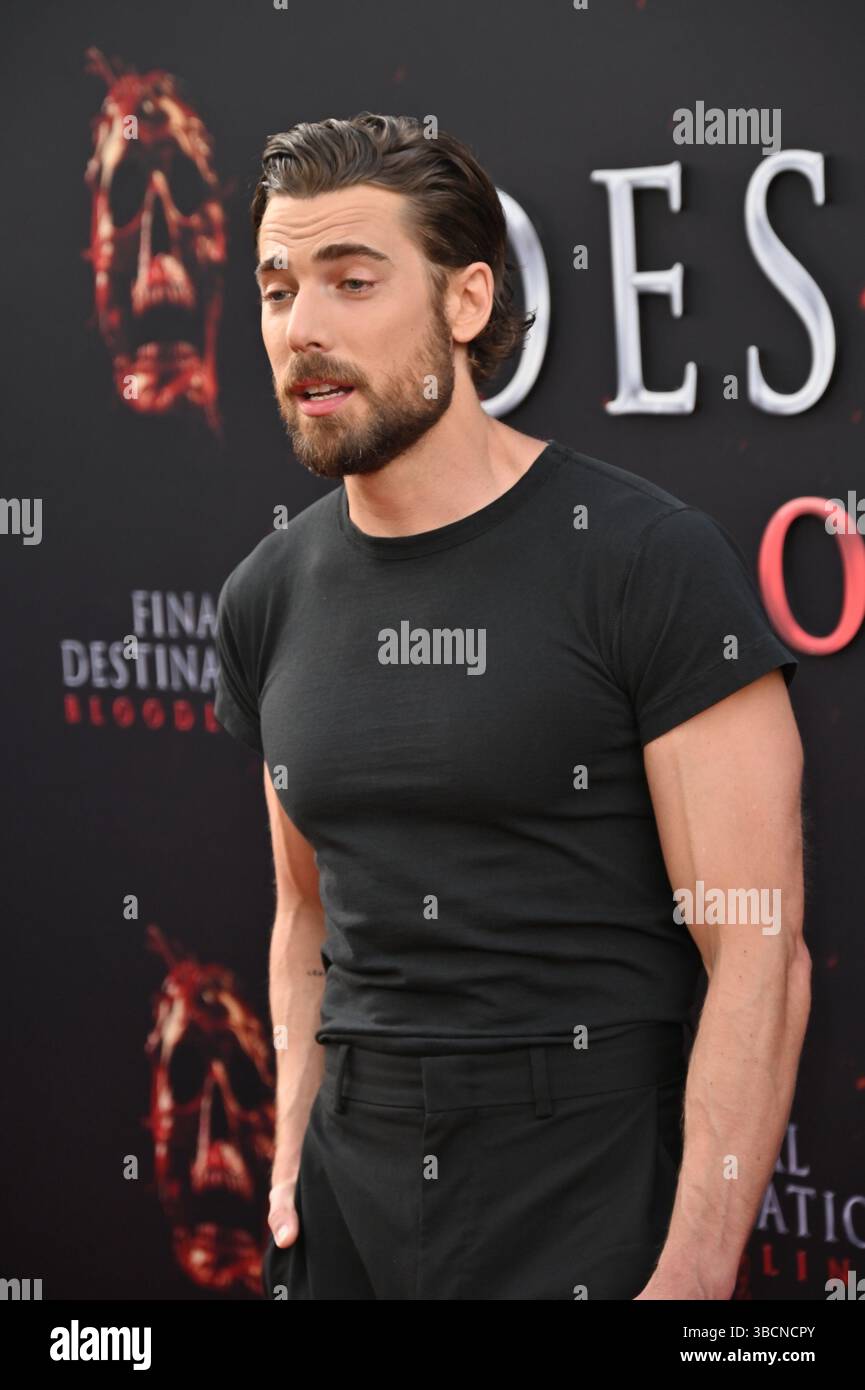 Hollywood, CA USA - May 12, 2025: Dustin Milligan attends the premiere ...