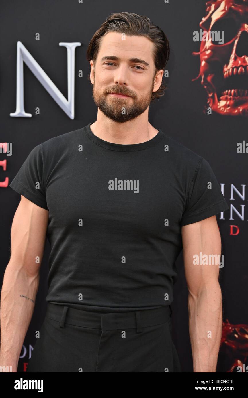 Hollywood, CA USA - May 12, 2025: Dustin Milligan attends the premiere ...
