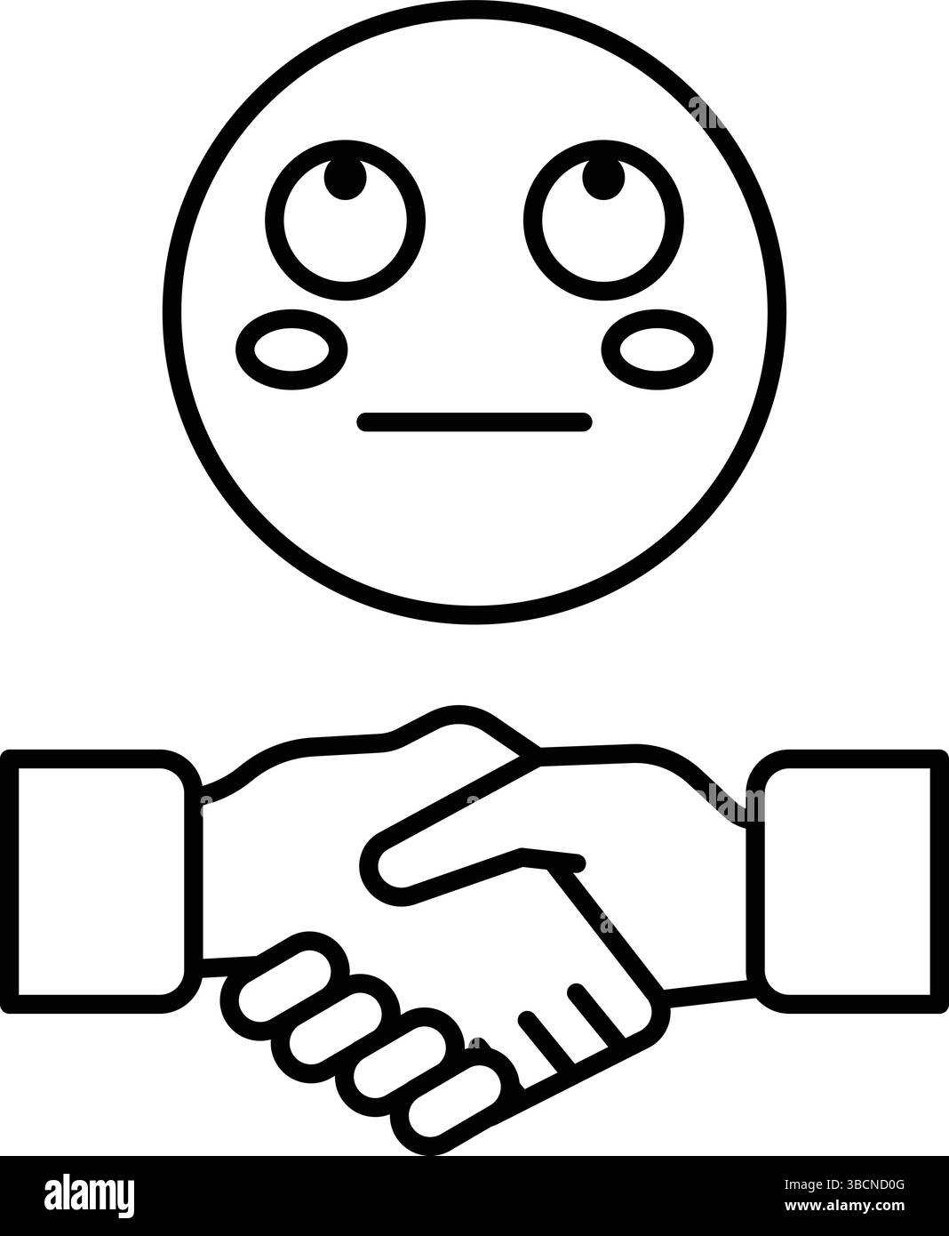 Man woman handshake drawing hi-res stock photography and images - Alamy