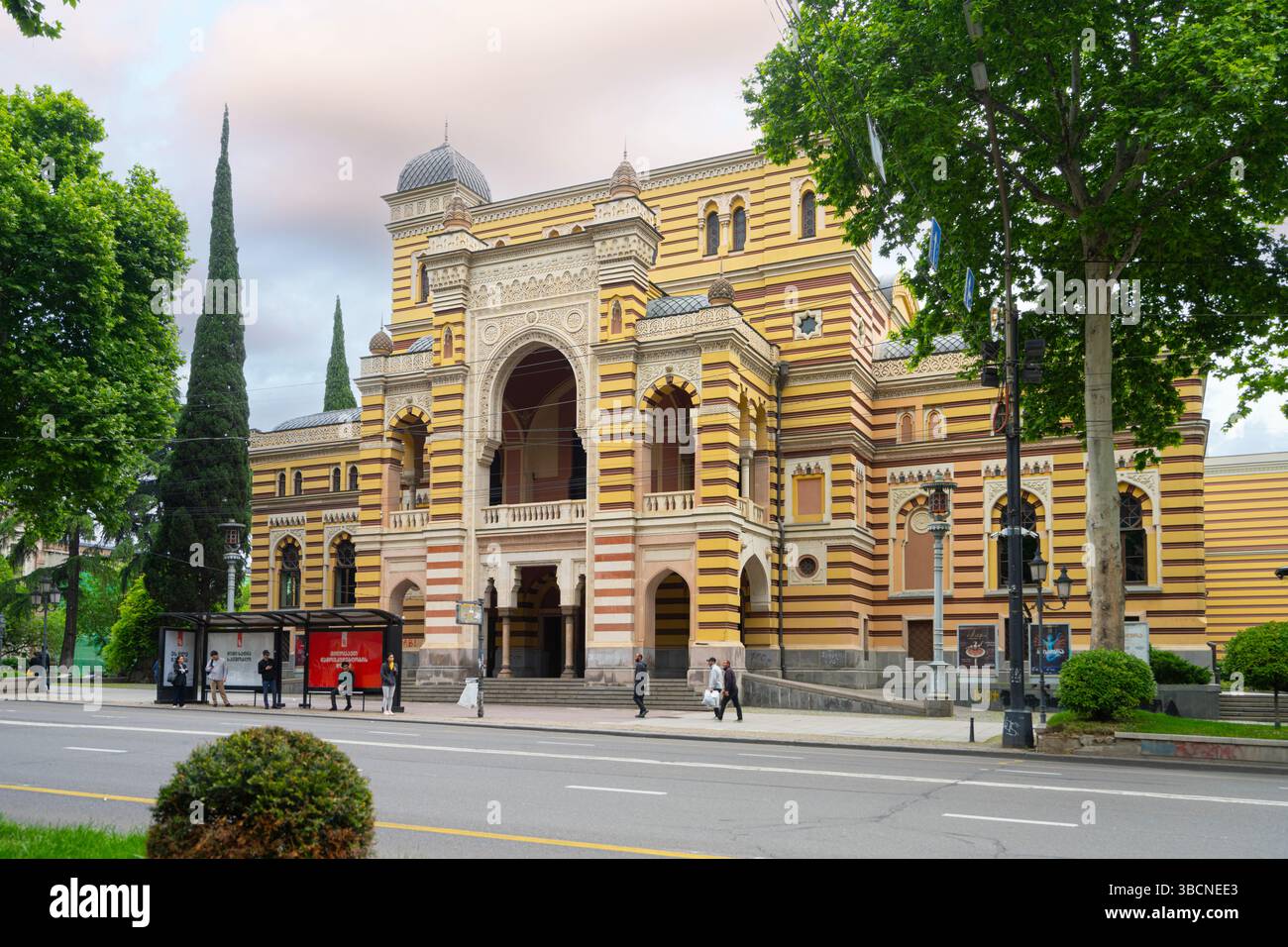 Tbilisi, Georgia. May 17, 2025. exterior view of the Tbilisi Opera and ...