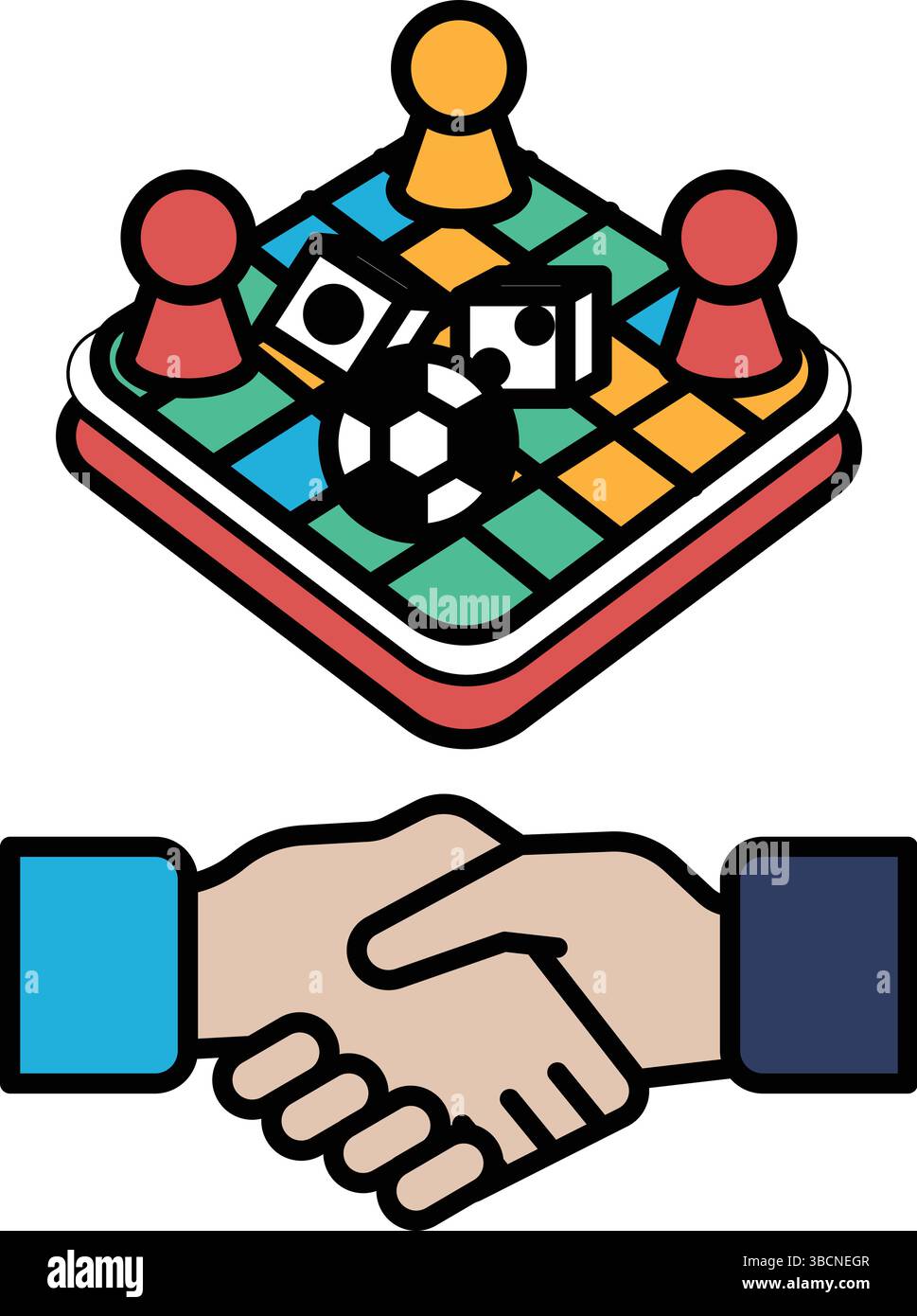 Shaking dice Stock Vector Images - Alamy