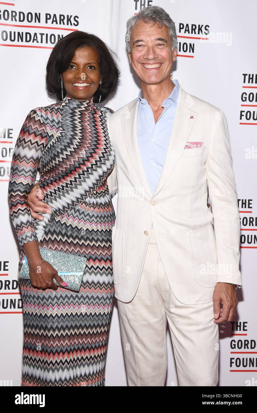 New York, USA. 20th May, 2025. (L-R) Pauline Forlenza and Riccardo ...