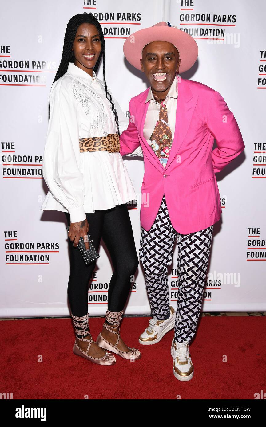 New York, USA. 20th May, 2025. (L-R) Maya Samuelsson and Marcus ...