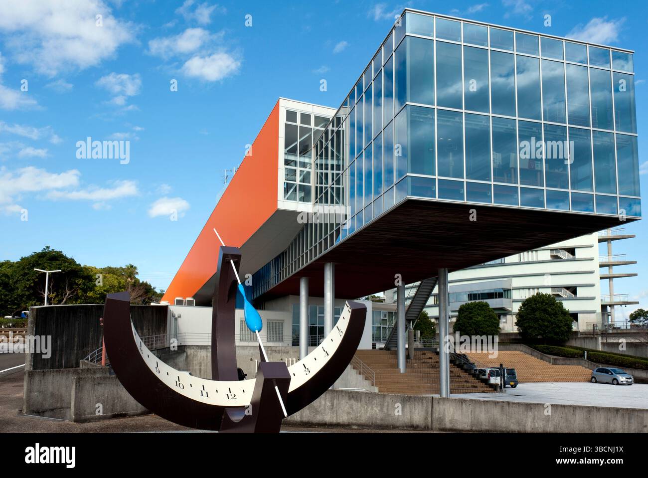 Modern architecture Sakamoto Ryoma Memorial Museum (坂本龍馬記念館) dedicated ...