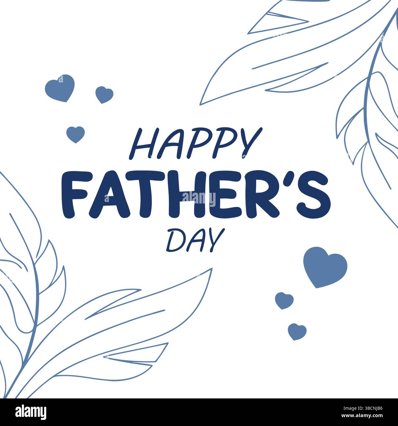 Simple fathers design Cut Out Stock Images & Pictures - Alamy