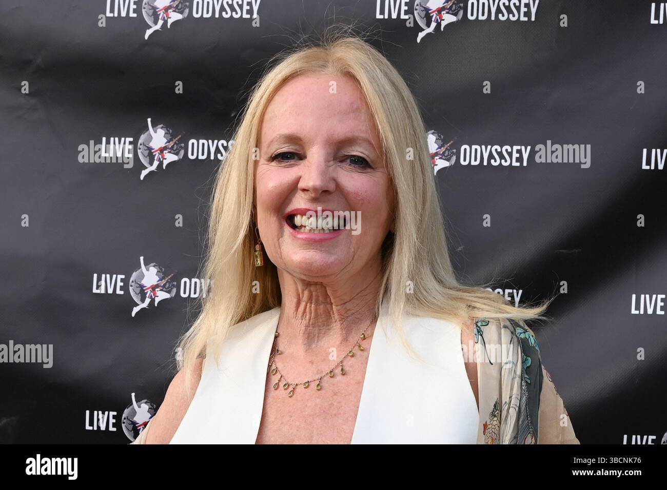 London, UK. 20th May, 2025. Claire Grogan attends “Live Odyssey” VIP ...