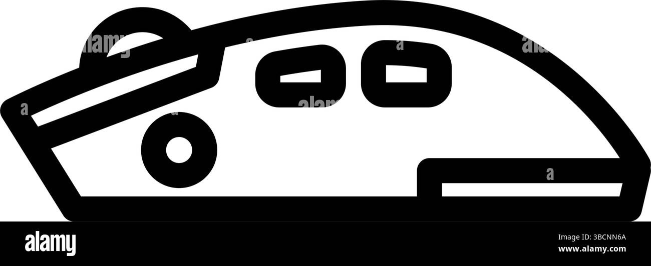 mouse extra buttons gaming pc line icon vector illustration Stock ...