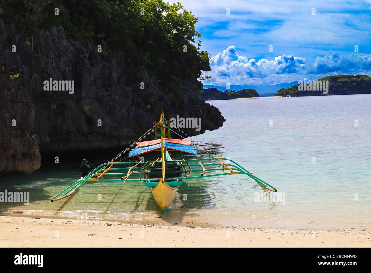 A view Matukad Island, Caramoan Peninsula, Camarines Sur, Bicol Region ...