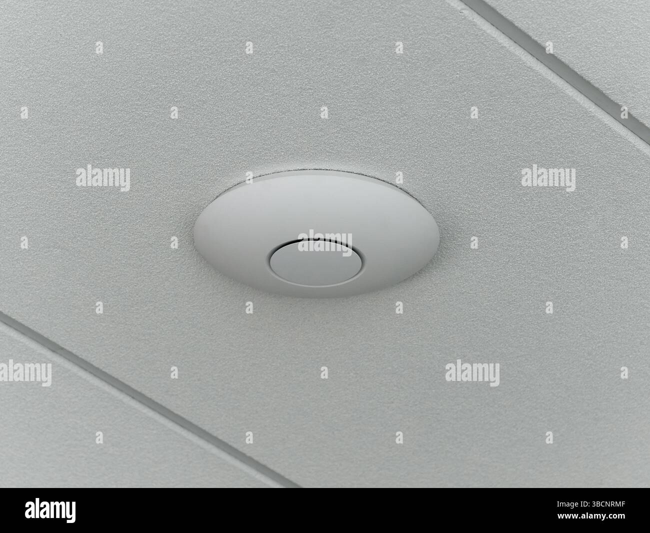 Wi-Fi wireless Internet access point antenna installed on a suspended ...