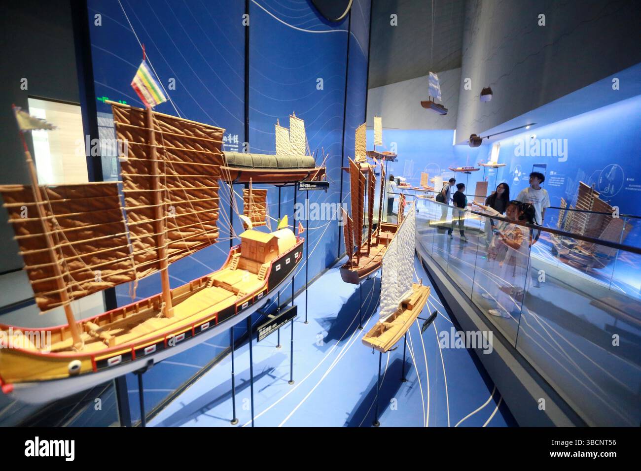 People visit the China Grand Canal Museum in Yangzhou City, east China ...