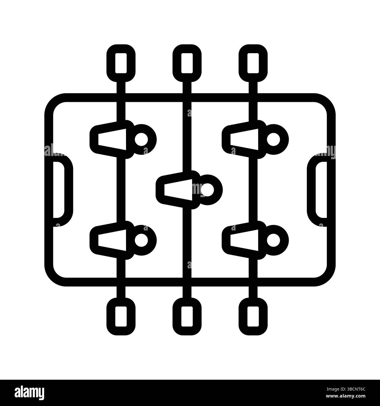 Take a look at this amazing icon of foosball table Stock Vector Image ...