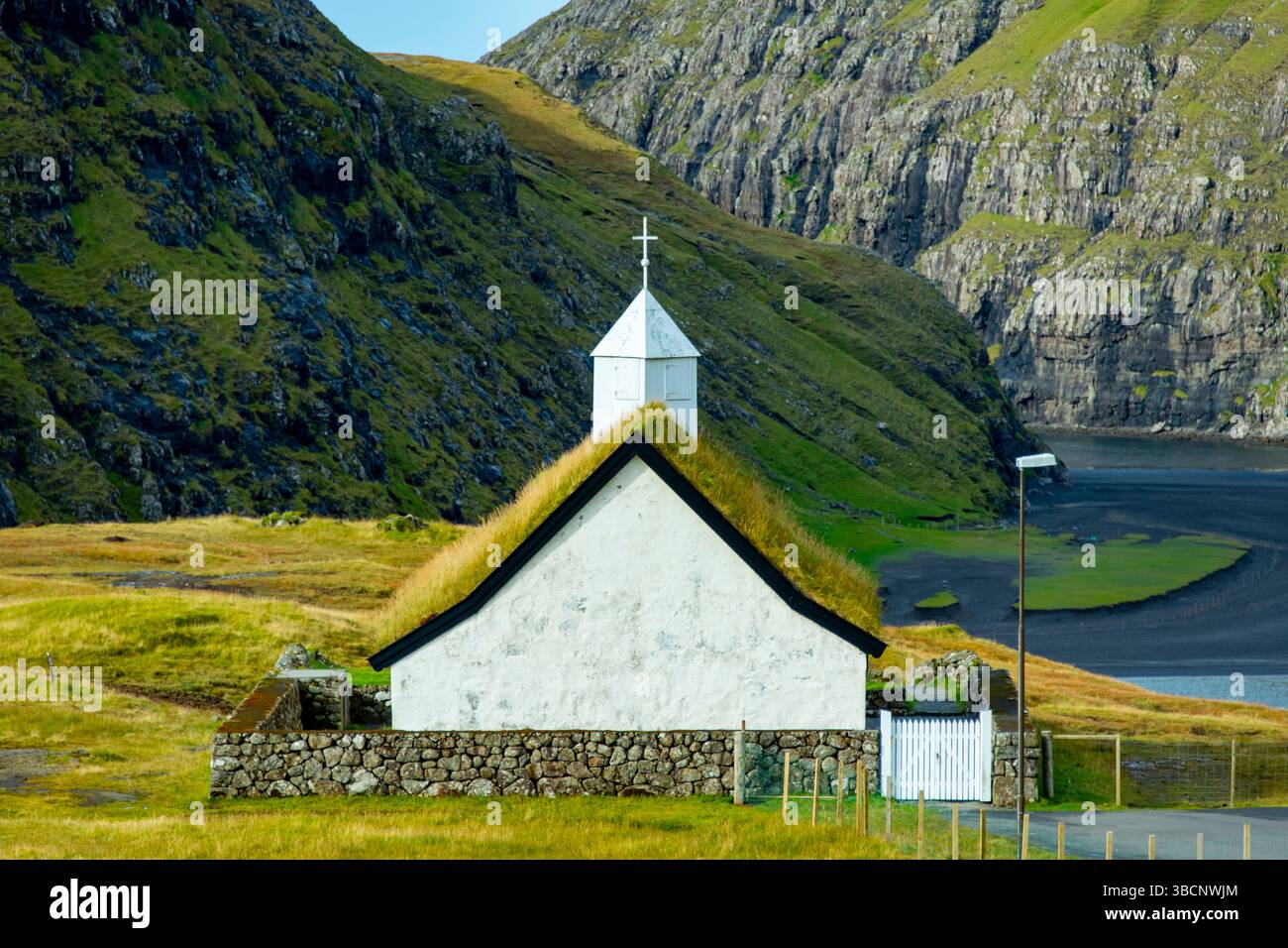 Saksun Church - Faroe Islands Stock Photo - Alamy