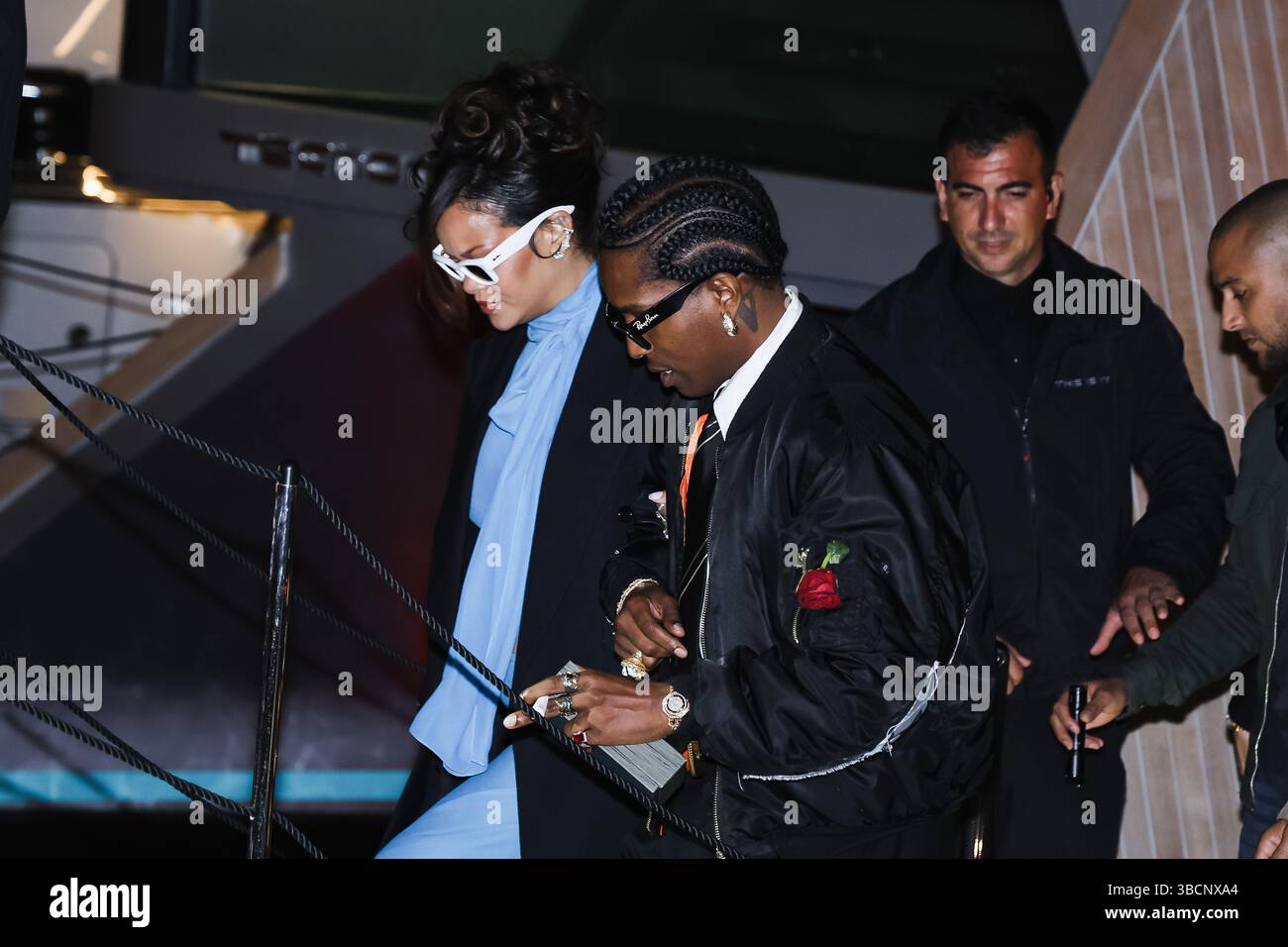 Cannes, France. 20th May, 2025. Rihanna (singer and actress) and ASAP ...