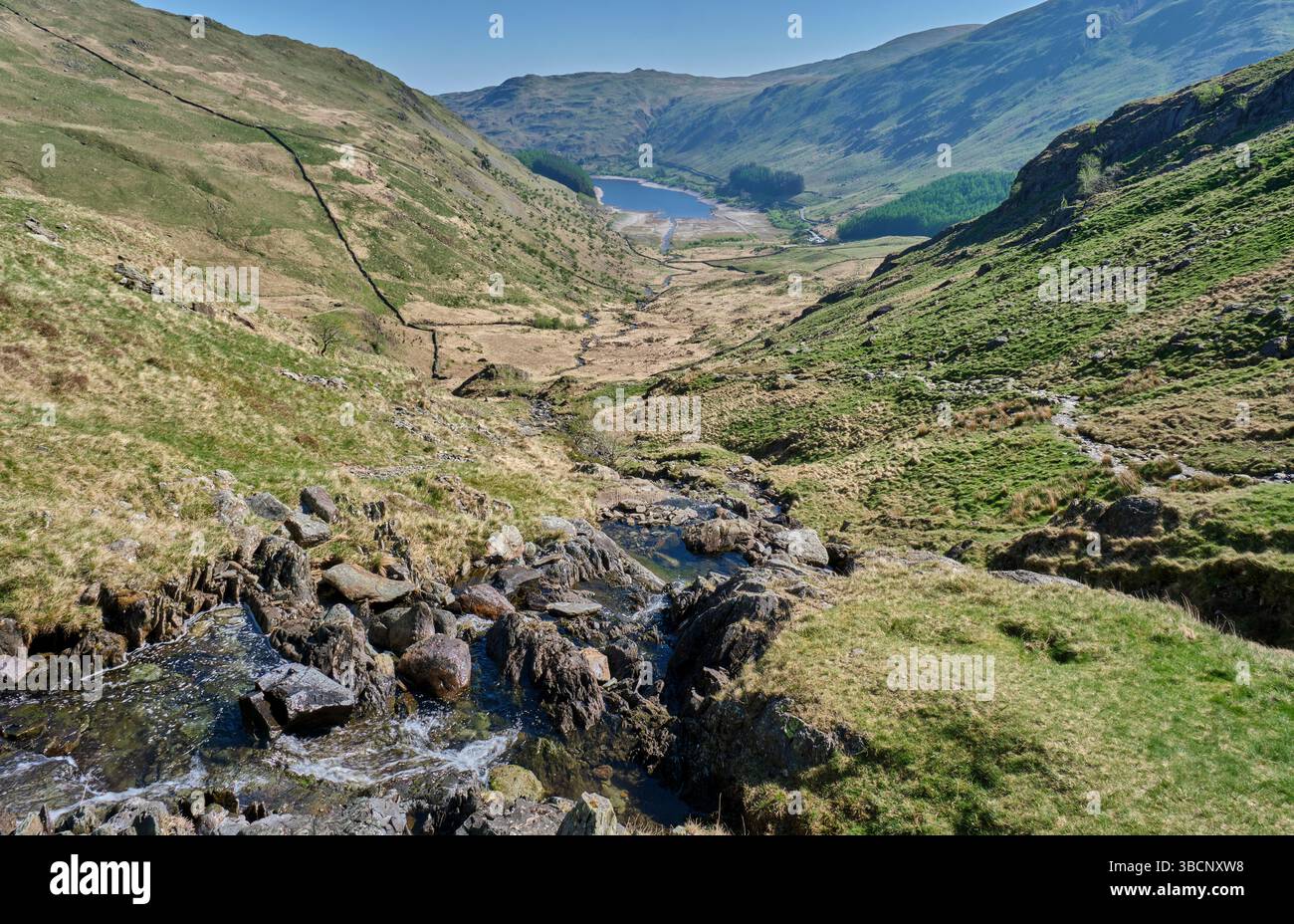 Haweswater, Mardale Head, and Mardale Common seen from Small Water Beck ...