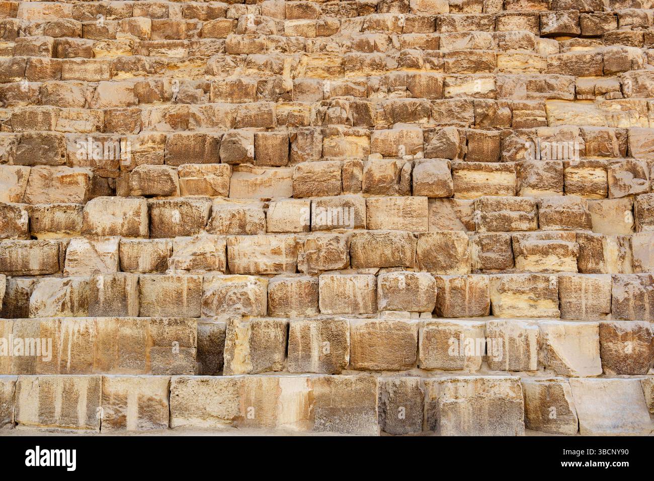 Exploring the ancient stone steps of the Great Pyramid in Egypt during ...