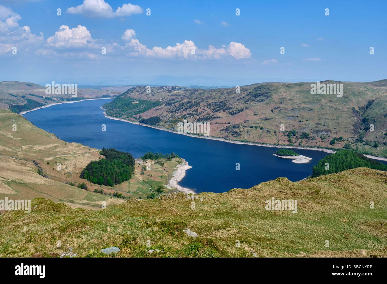 Haweswater seen from Eagle Crag, Haweswater, Lake District, Cumbria ...