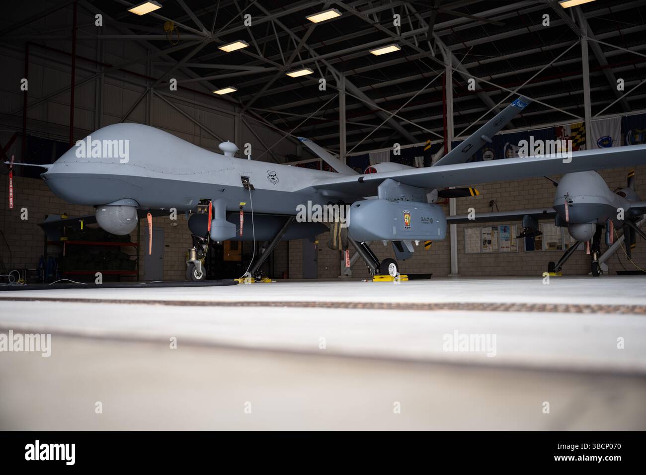 A U.S. Air Force MQ-9A Reaper from the 163d Attack Wing, California Air ...