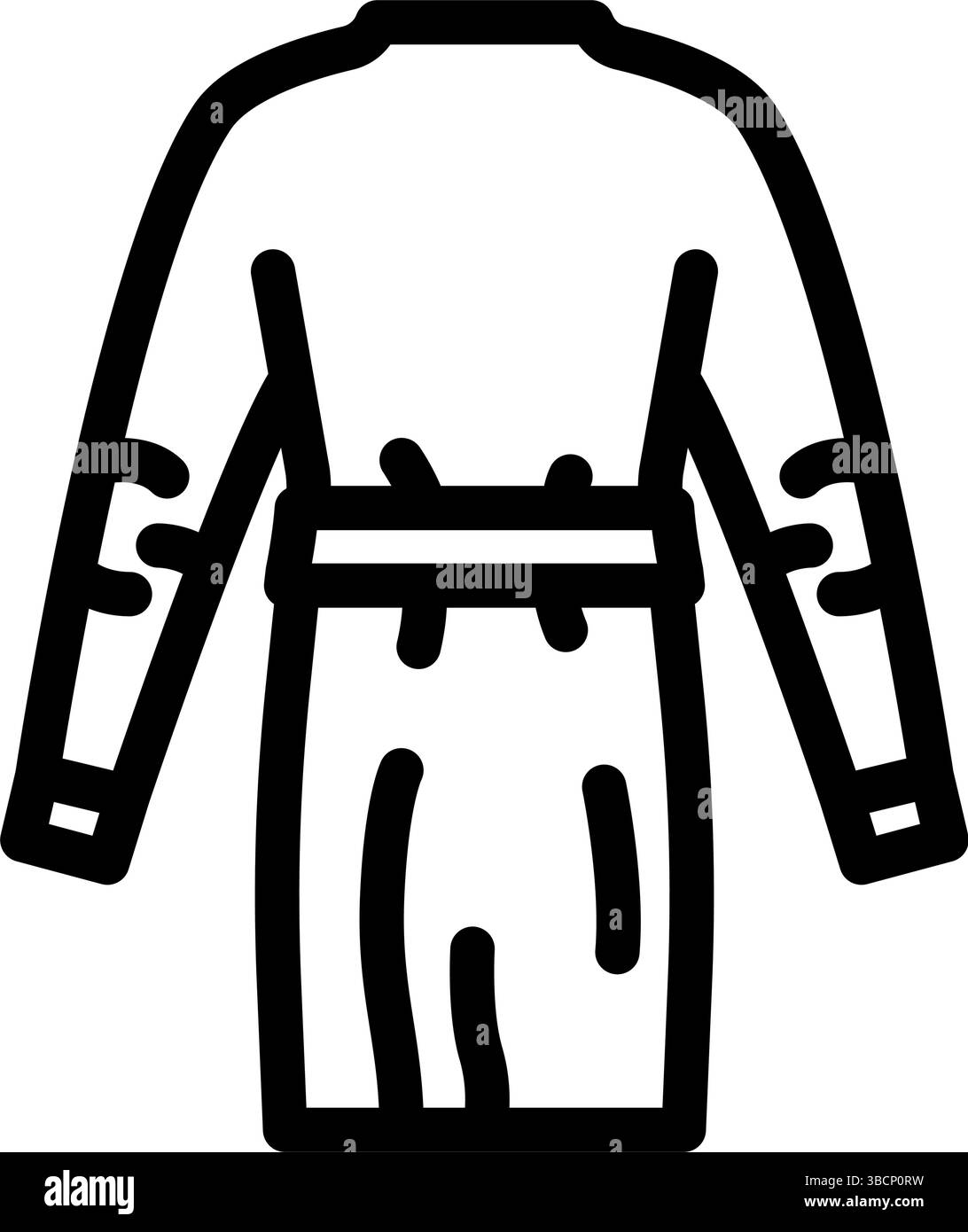 surgical gown surgeon line icon vector. surgical gown surgeon sign ...