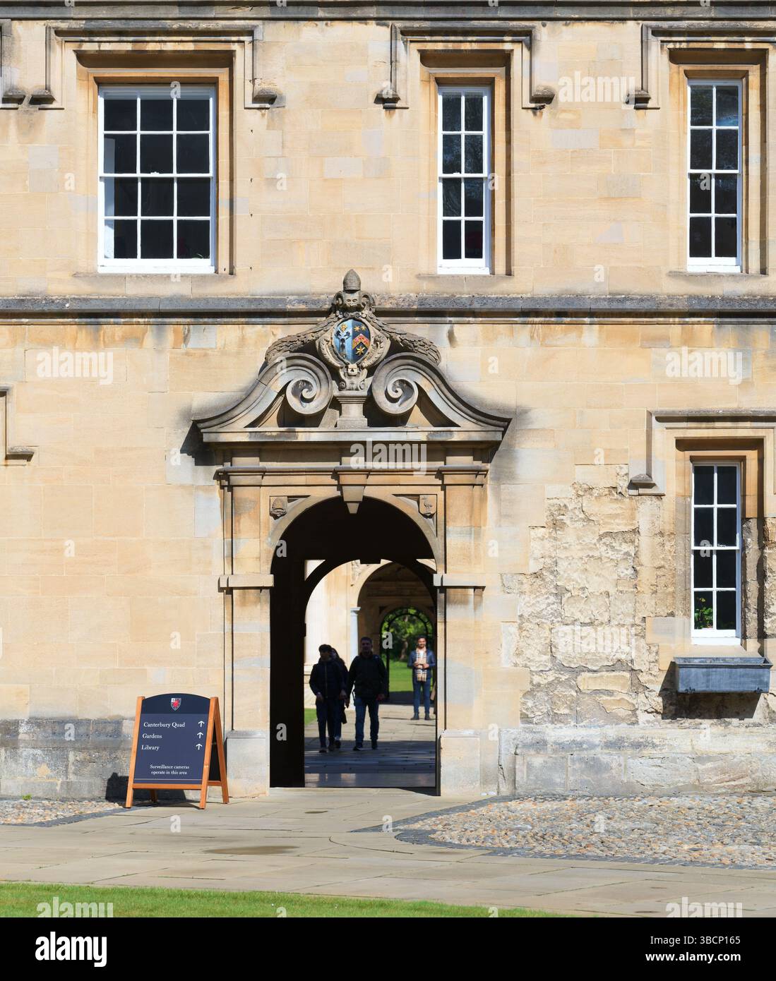 Gateway from the First Quad to Canterbury Quad at College of St John ...