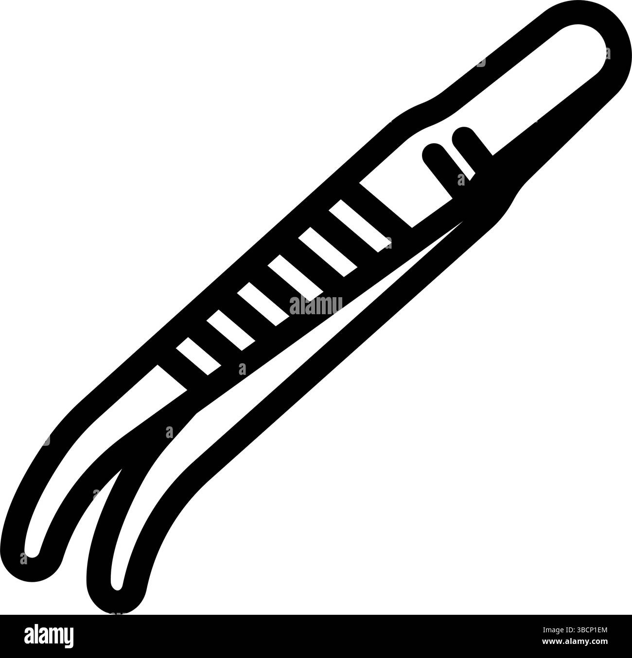 tissue forceps surgeon line icon vector. tissue forceps surgeon sign ...