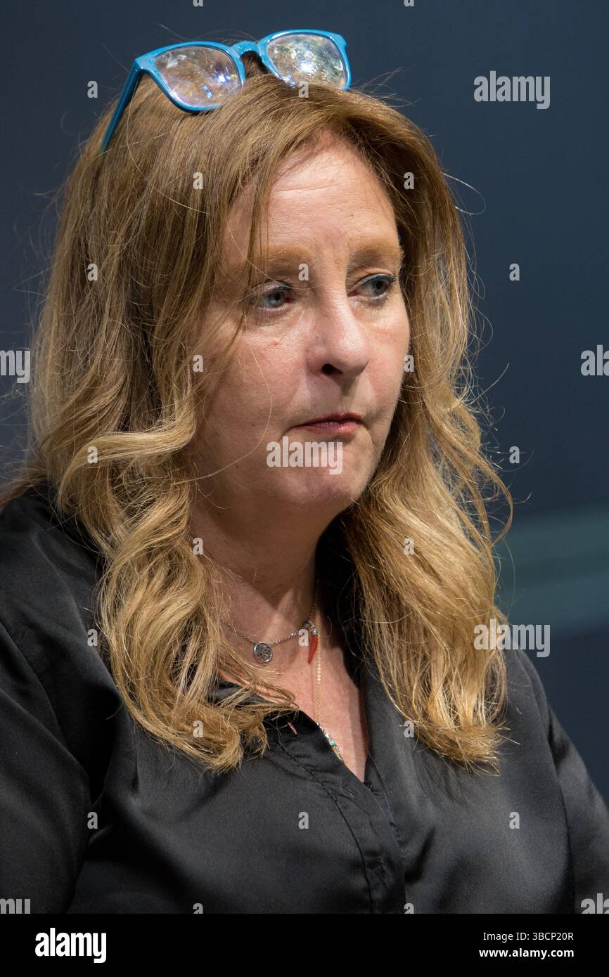 Turin, Italy. 17th May 2025. Writer Helena Janeczek is guest of 2025 ...