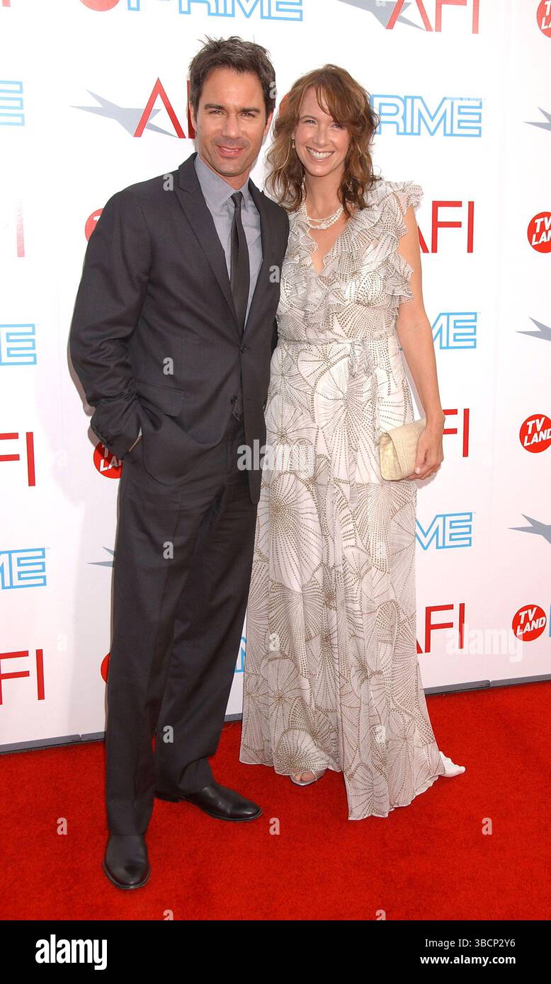 Eric McCormack and wife at the 37th AFI Life Achievement Award Honoring ...