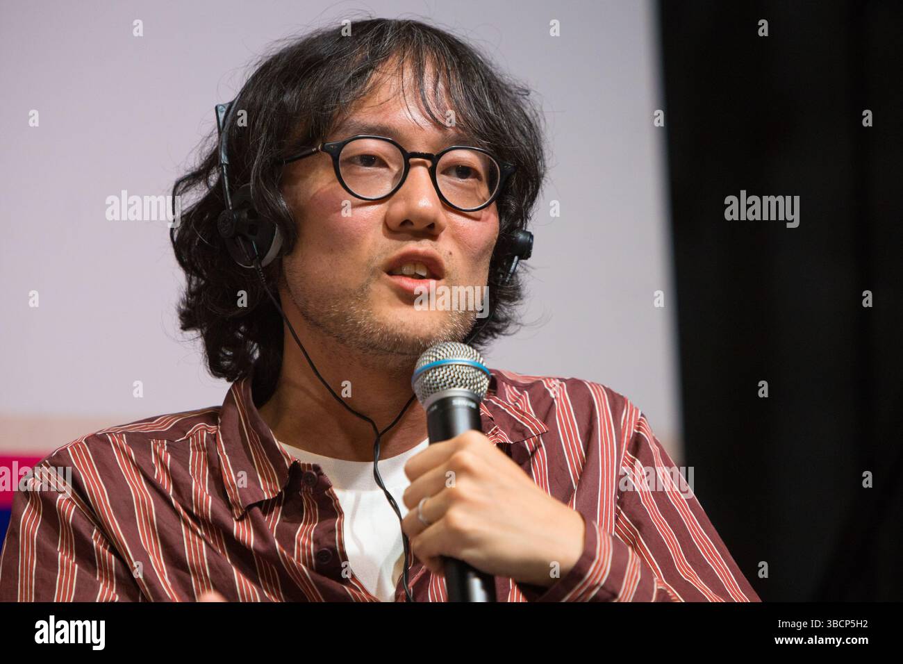 Turin, Italy. 17th May 2025. Japanese philosopher Kohei Saito (斎藤 幸平) is guest of 2025 Torino ...