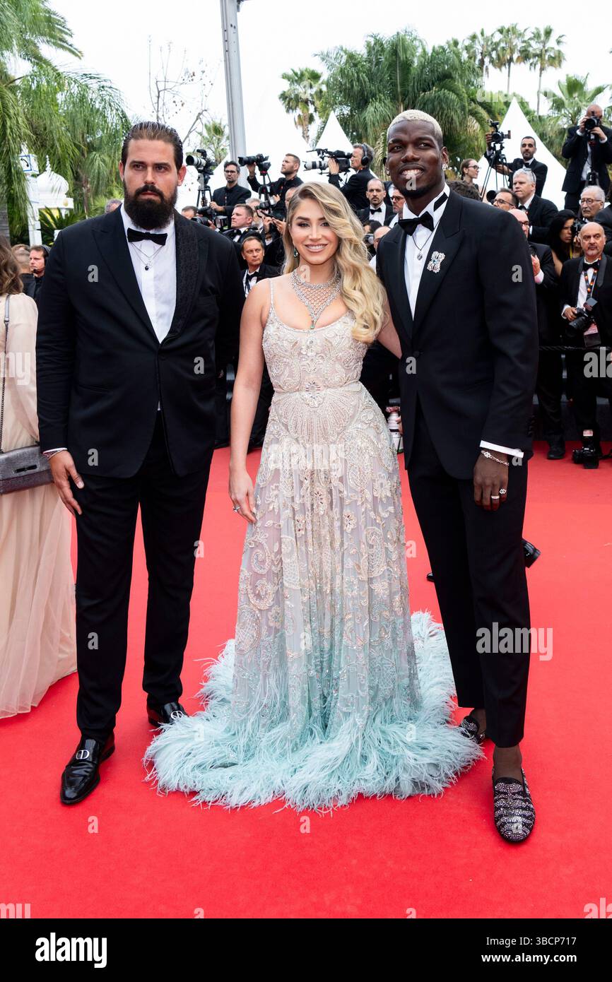 guest , Zulay Pogba , Paul Pogba 78th Cannes Film Festival Red Carpet ...