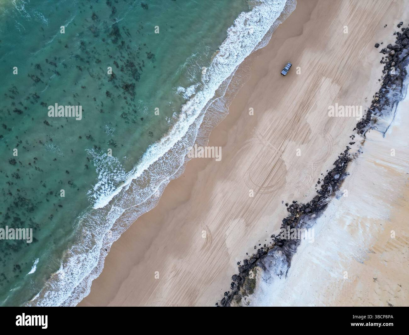 rainbow beach from above Stock Photo - Alamy